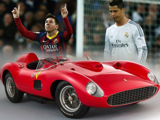Ο Messi μας δείχνει την Ferrari που... πήρε μέσα από τα χέρια του ...