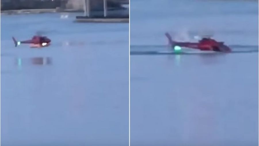 Απίστευτο video από την πτώση του ελικοπτέρου στη Νέα Υόρκη - Πέντε ...