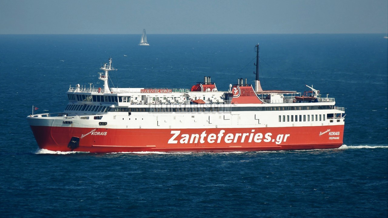 Στο πλοίο «Αδ. Κοραής» της Zante Ferries η γραμμή Σαμοθράκη ...