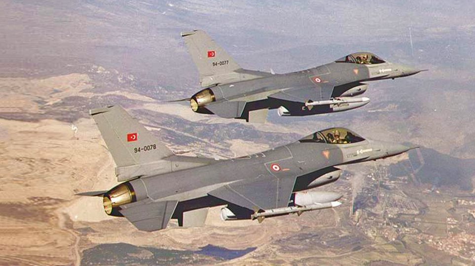 Κλιμακώνει τις προκλήσεις η Τουρκία - Υπερπτήσεις F-16 πάνω από τον ...