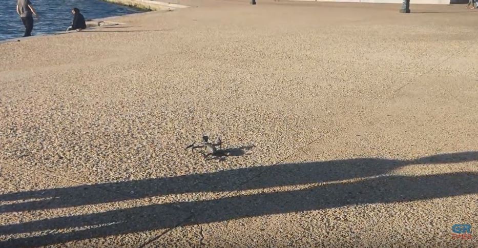 Θεσσαλονίκη: Drone στην παραλία καλεί τον κόσμο να μείνει σπίτι (video ...