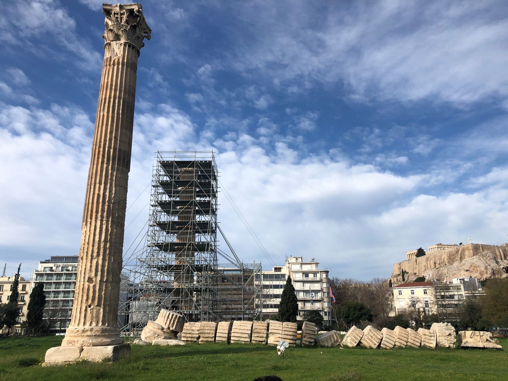 Ο ναός του Ολυμπίου Διός στις σκαλωσιές: Εκκίνηση του μεγάλου έργου για ...