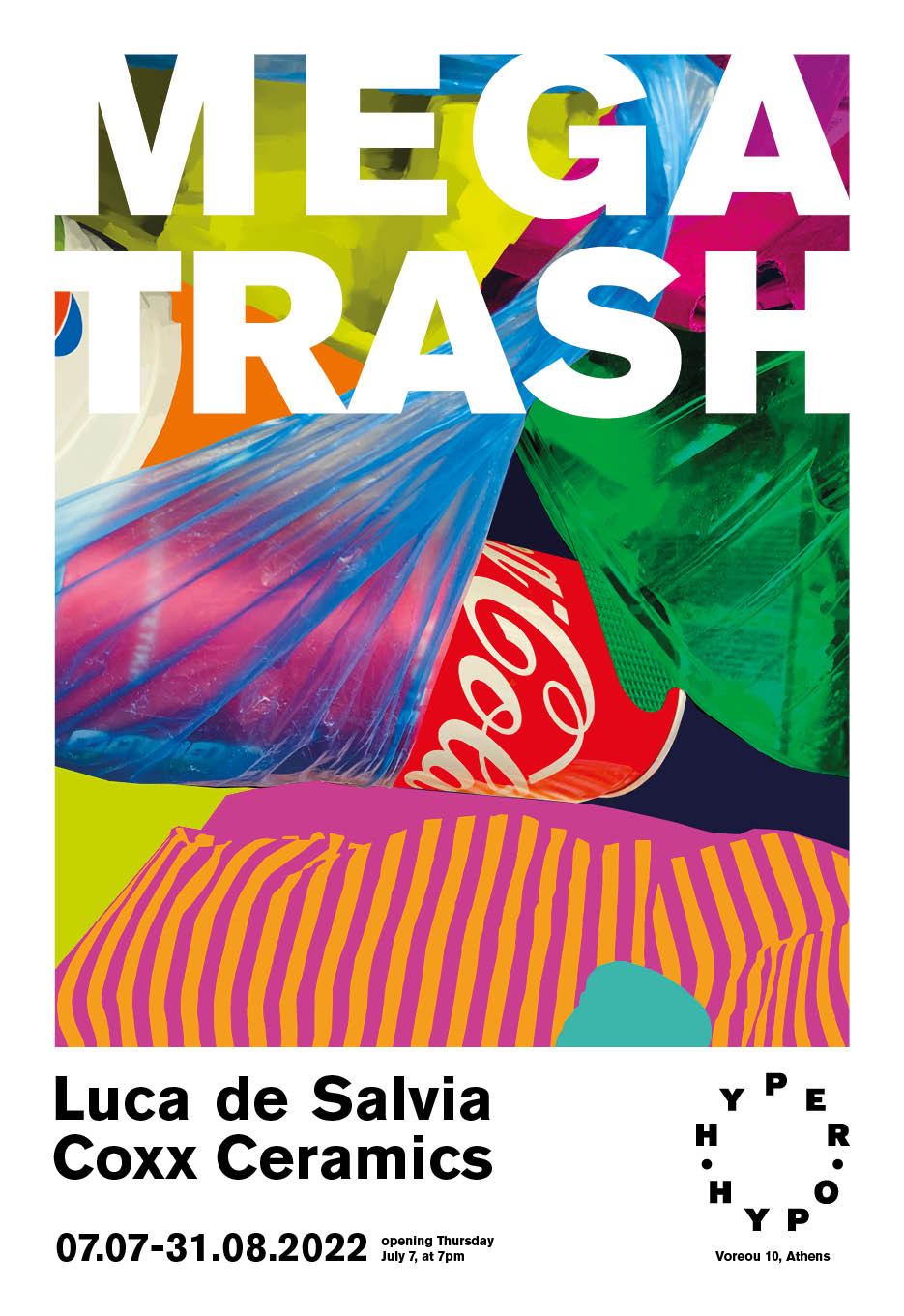 Mega Trash: Έκθεση με έργα μεικτής τεχνικής και κεραμικά των Luca de ...