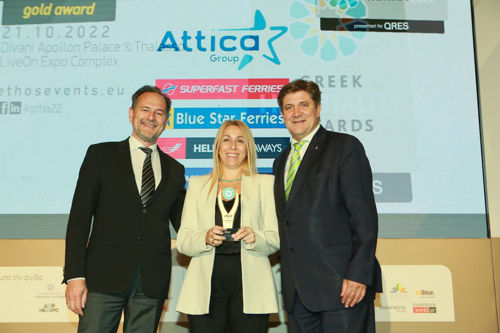 Τρία βραβεία για την Attica Group στα Greek Hospitality Awards 2022 ...
