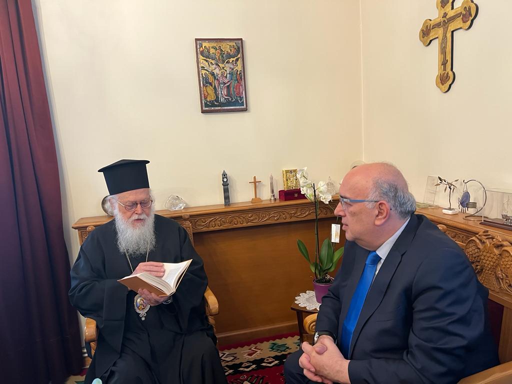 Παπαδόπουλος: Συνάντηση με τον Προκαθήμενο της Ορθόδοξης Εκκλησίας της ...