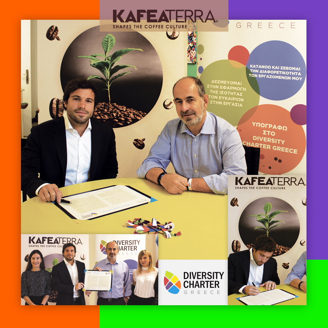 KAFEA TERRA: Υπέγραψε Χάρτα Διαφορετικότητας για τις ελληνικές επιχειρήσεις - Mononews.gr