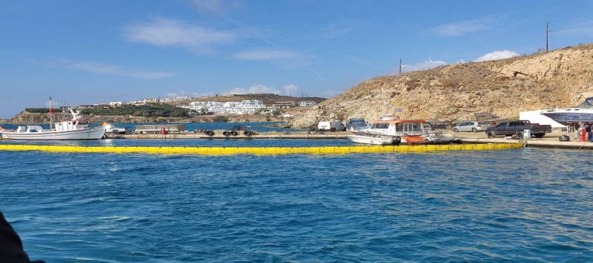 Ασκήσεις αντιρρύπανσης από το Λιμενικό Ταμείο Μυκόνου - Mononews.gr