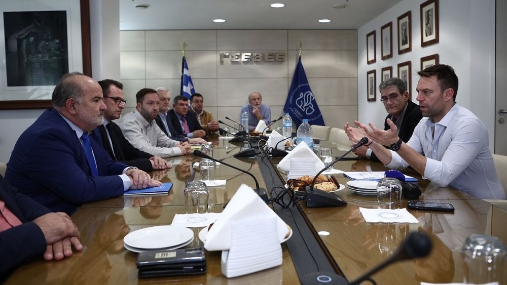Κασσελάκης: Συνάντηση με εκπροσώπους της ΓΣΕΒΕΕ και του Εμπορικού ...