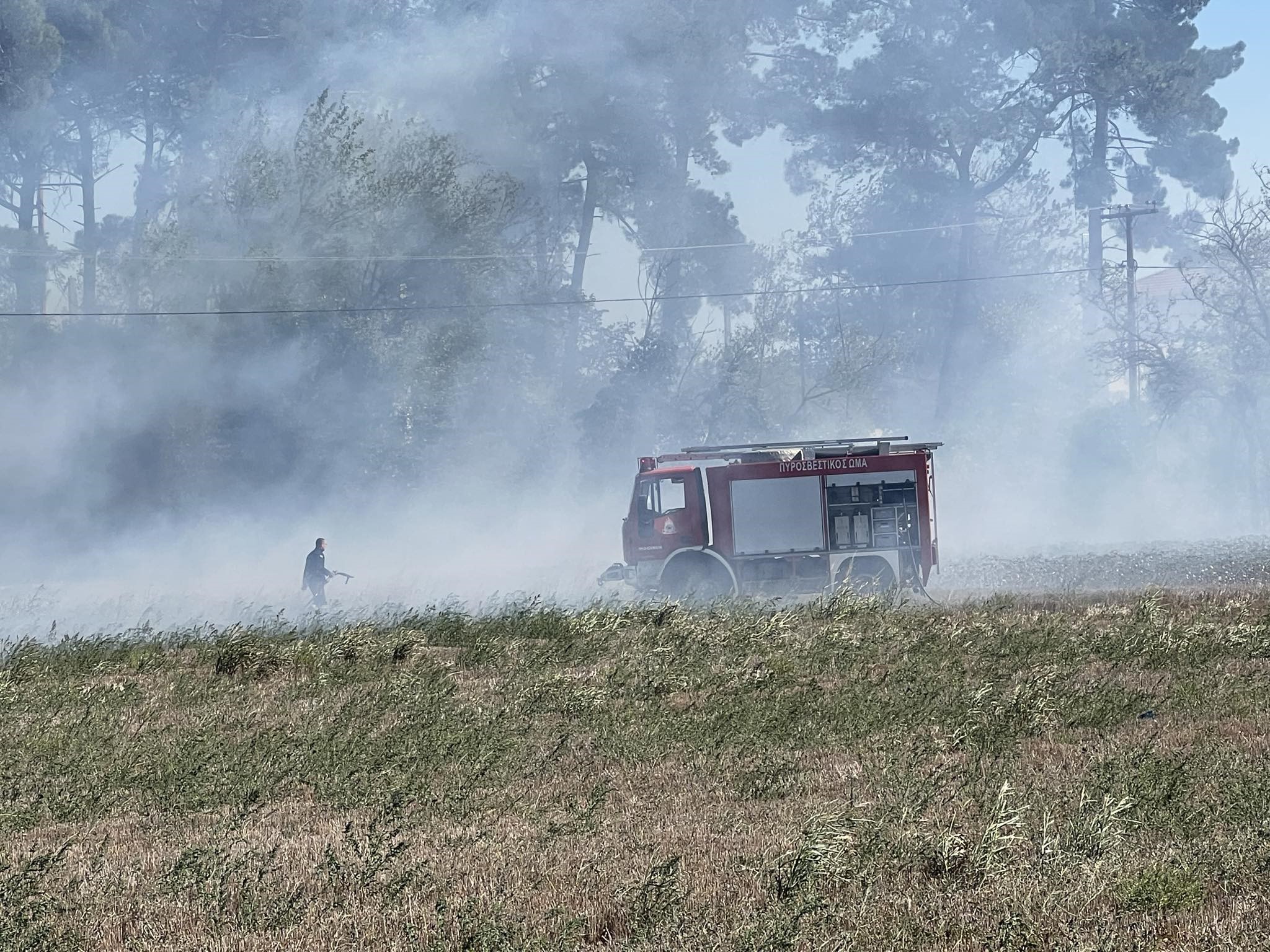 Θεσσαλονίκη: Πυρκαγιές στο Στρατώνι Χαλκιδικής και την Ειδομένη Κιλκίς ...
