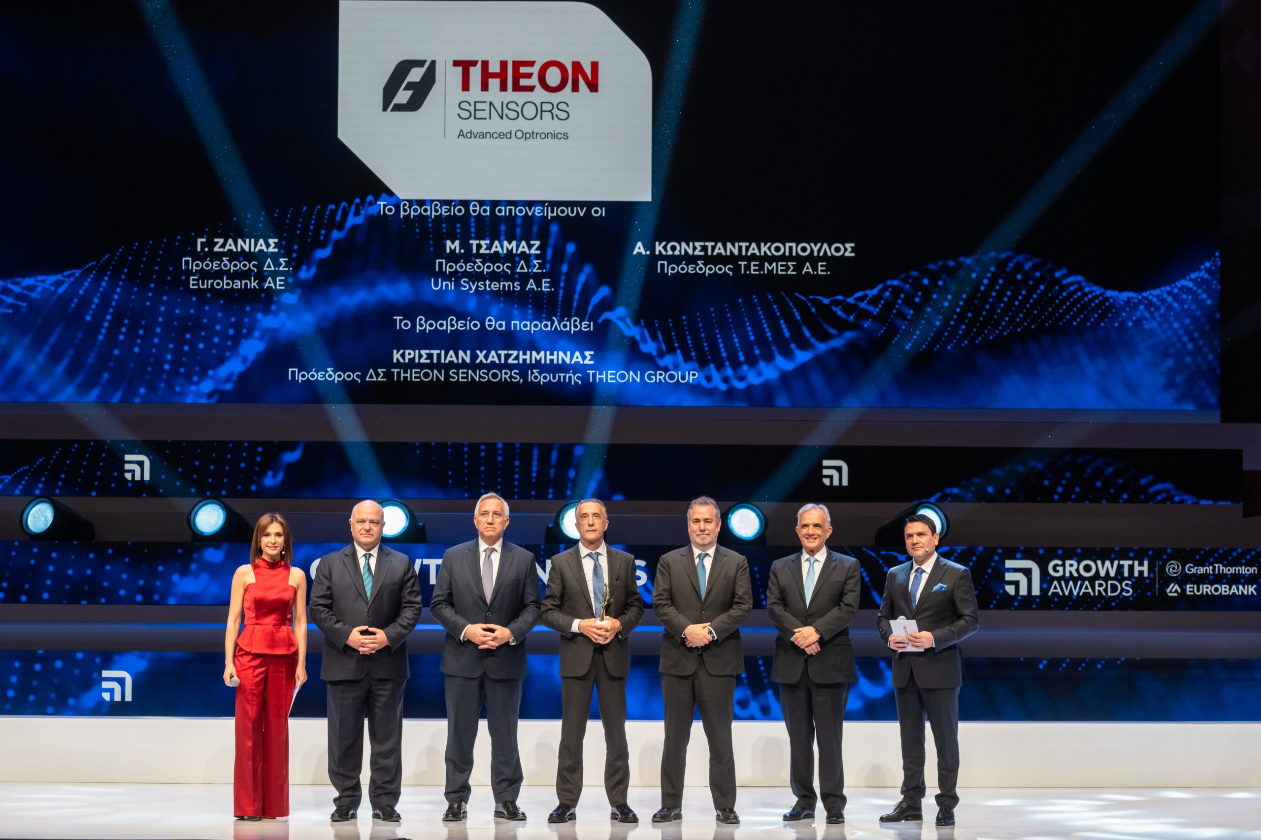 THEON SENSORS: Αναδείχθηκε ως Growth Winner στα Βραβεία Ανάπτυξης και ...