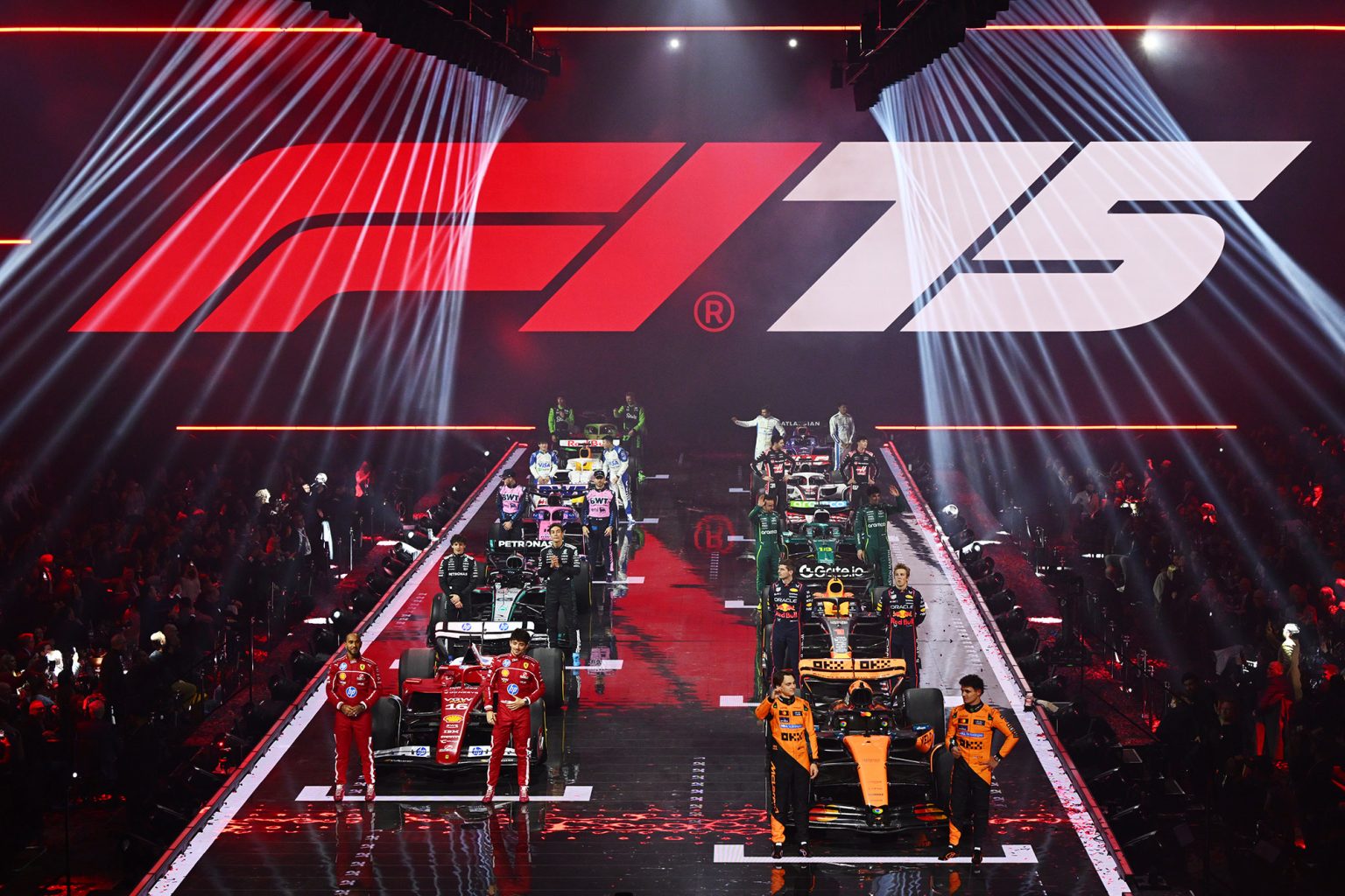 F1 75: Λαμπερή παρουσίαση στην Ο2 Arena - Mononews.gr