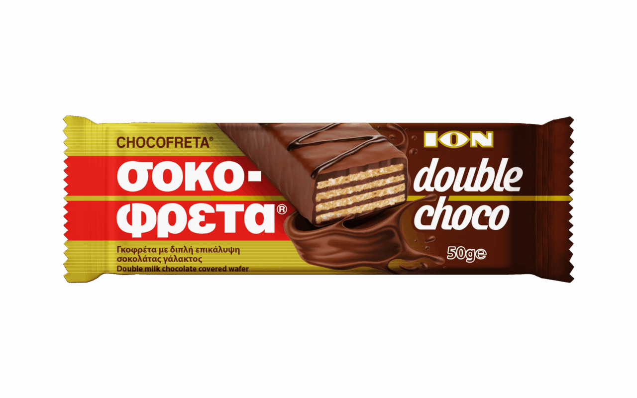 ΣΟΚΟΦΡΕΤΑ DOUBLE CHOCO: Η μία και μοναδική ION Σοκοφρέτα, τώρα με ΔΙΠΛΗ ...