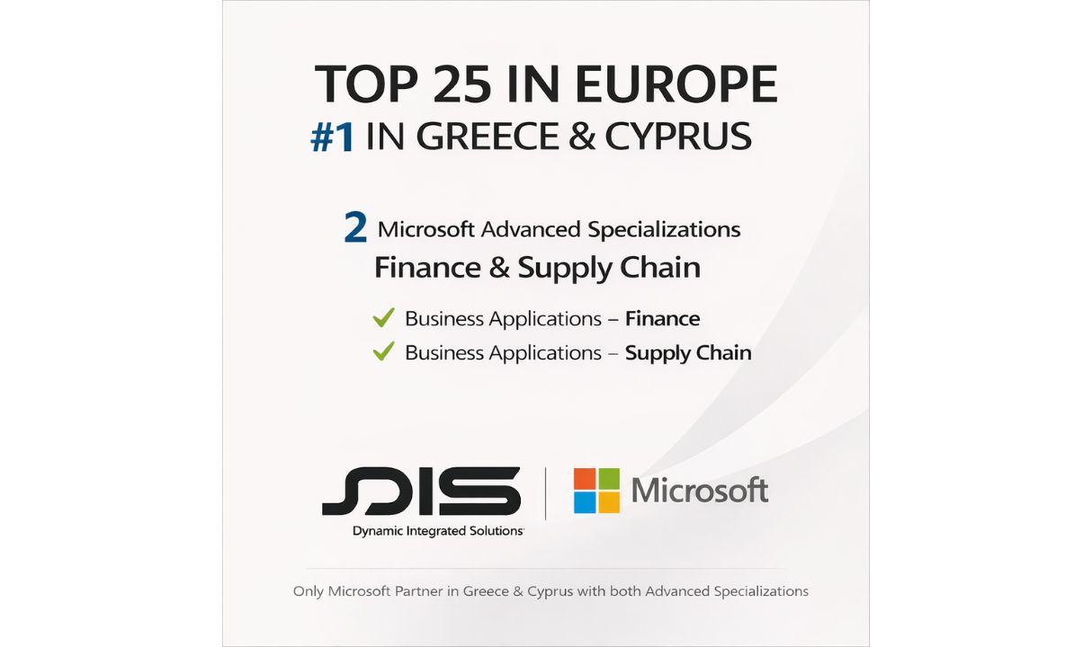 Η DIS είναι η μόνη εταιρεία σε Ελλάδα και Κύπρο στους Top 25 Microsoft ...